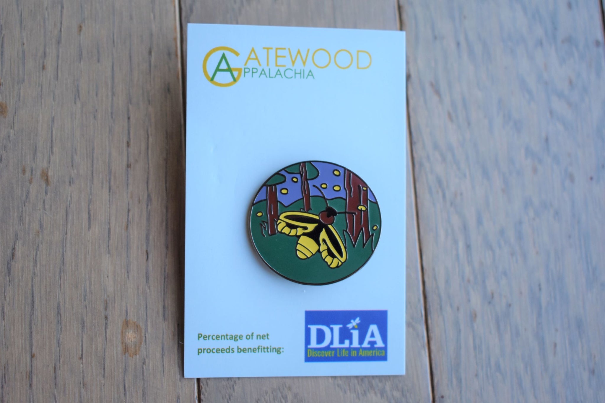 Glow in the Dark Synchronous Firefly Hard Enamel Pin for DLiA ...